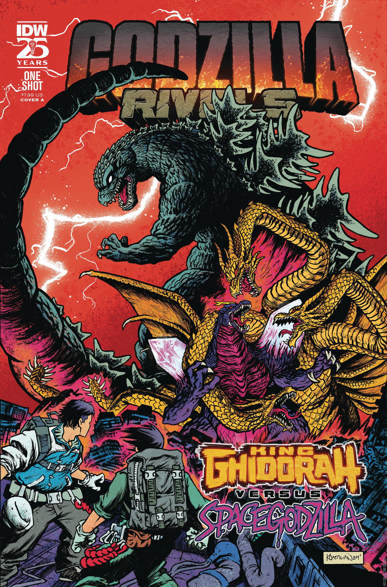 Godzilla Rivals: King Ghidorah vs. Spacegodzilla by IDW | Key Collector ... Godzilla Rivals: King Ghidorah vs. Spacegodzilla by IDW | Key Collector ...