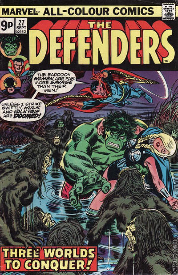 Defenders #27 UK Edition Published September 1975 | Ke