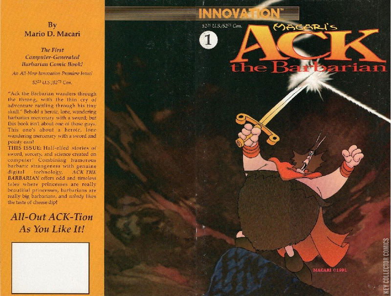 Ack the Barbarian by Innovation | Key Collector Comics