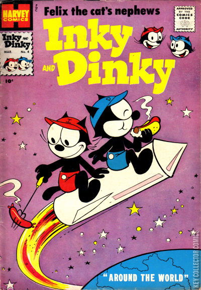 Felix the Cat's Nephews, Inky & Dinky #4 Published March 195
