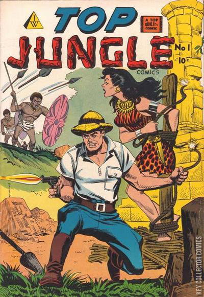 Top Jungle Comics by I. W. Publishing Super Comics | Key Collector Comics