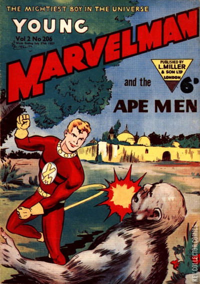 Young Marvelman #206 UK Edition Published July 1957
