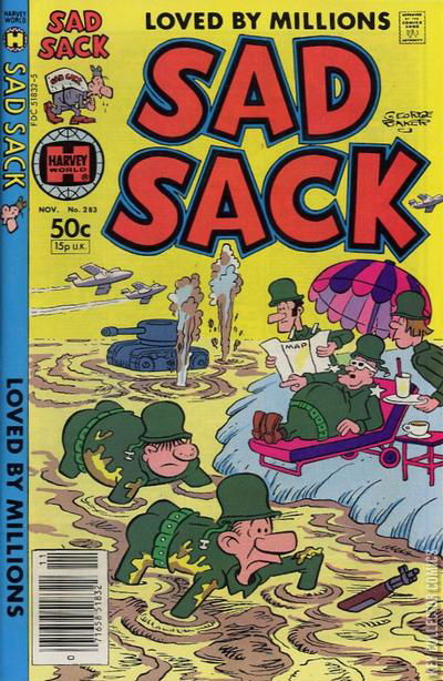 Sad Sack Comics #283 Published December 1969 | Key Coll