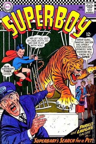 Superboy #130 Published June 1966 | Key Collector Comics