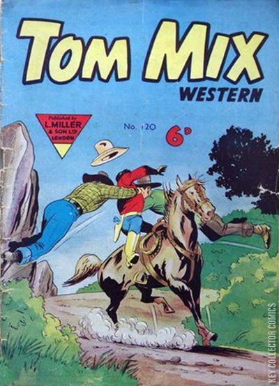 Tom Mix Western Comic #120 UK Edition Published January 195