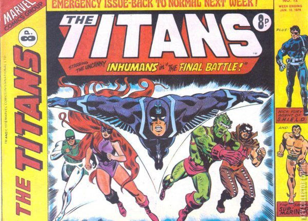 The Titans #12 Published January 1976 | Key Collector Comics