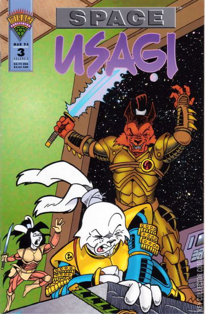 Space Usagi #3 Published March 1994 | Key Collector Comics