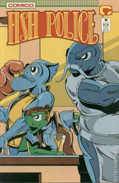 Fish Police #14 Published December 1988 | Key Collector