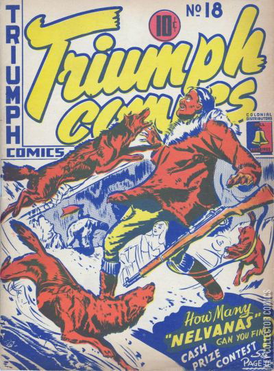 Triumph Comics #18 Published January 1944 | Key Collect
