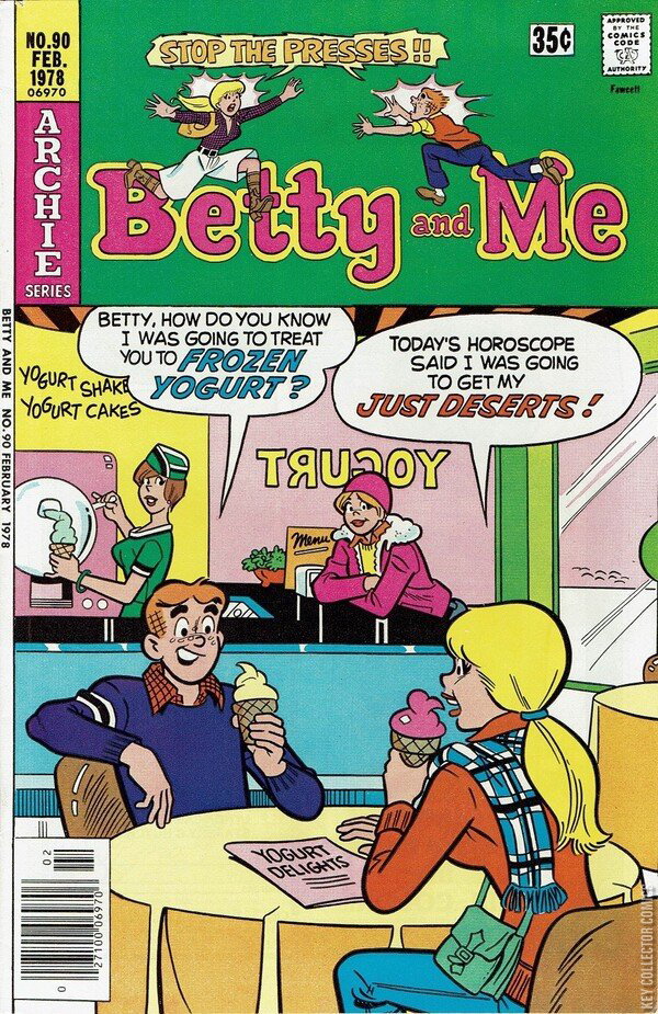 Betty and Me #90 Published February 1978 | Key Collecto