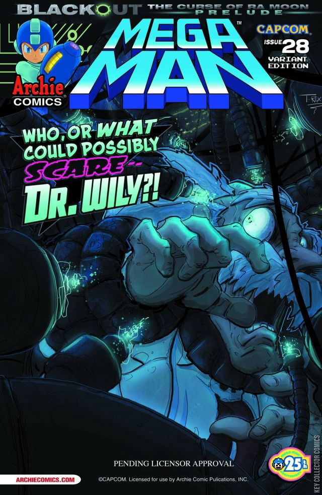 Mega Man #28 Variant Published August 2013 | Key Colle