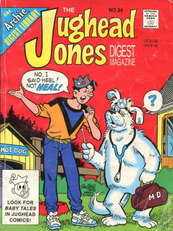 The Jughead Jones Comics Digest Magazine #84 Published Octob