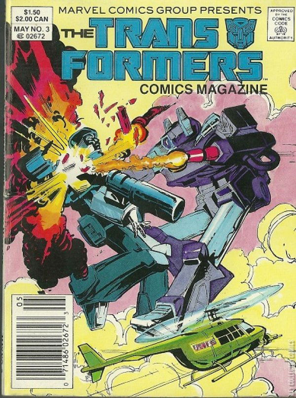 Transformers Comics Magazine #3 Published May 1987 | Ke