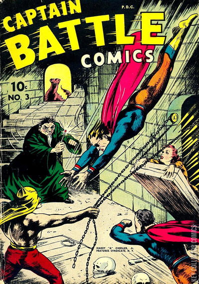 Captain Battle #3 Published December 1942 | Key Collect