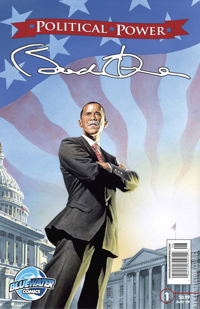 Political Power Barack Obama by Blue Water | Key Collector Comics