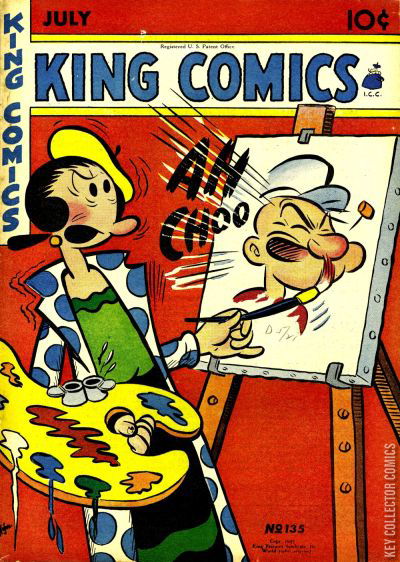 King Comics #135 Published July 1947 | Key Collector Comics