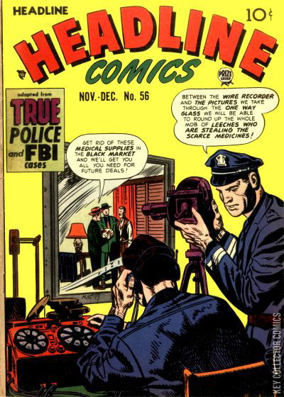 Headline Comics #56 Published December 1952 | Key Colle