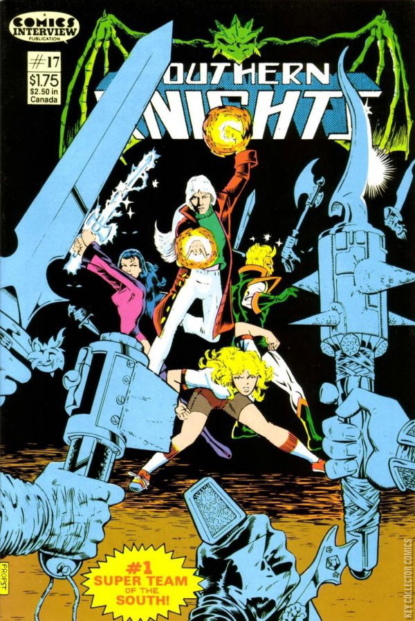 Southern Knights #17 Published October 1986 | Key Colle
