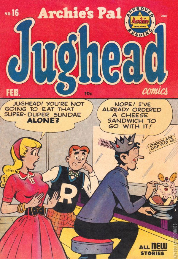 Archie's Pal Jughead #16 Published February 1953 | Key
