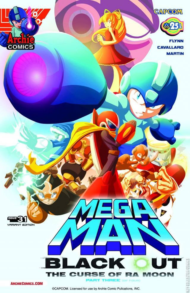 Mega Man #31 Variant Published November 2013 | Key Col