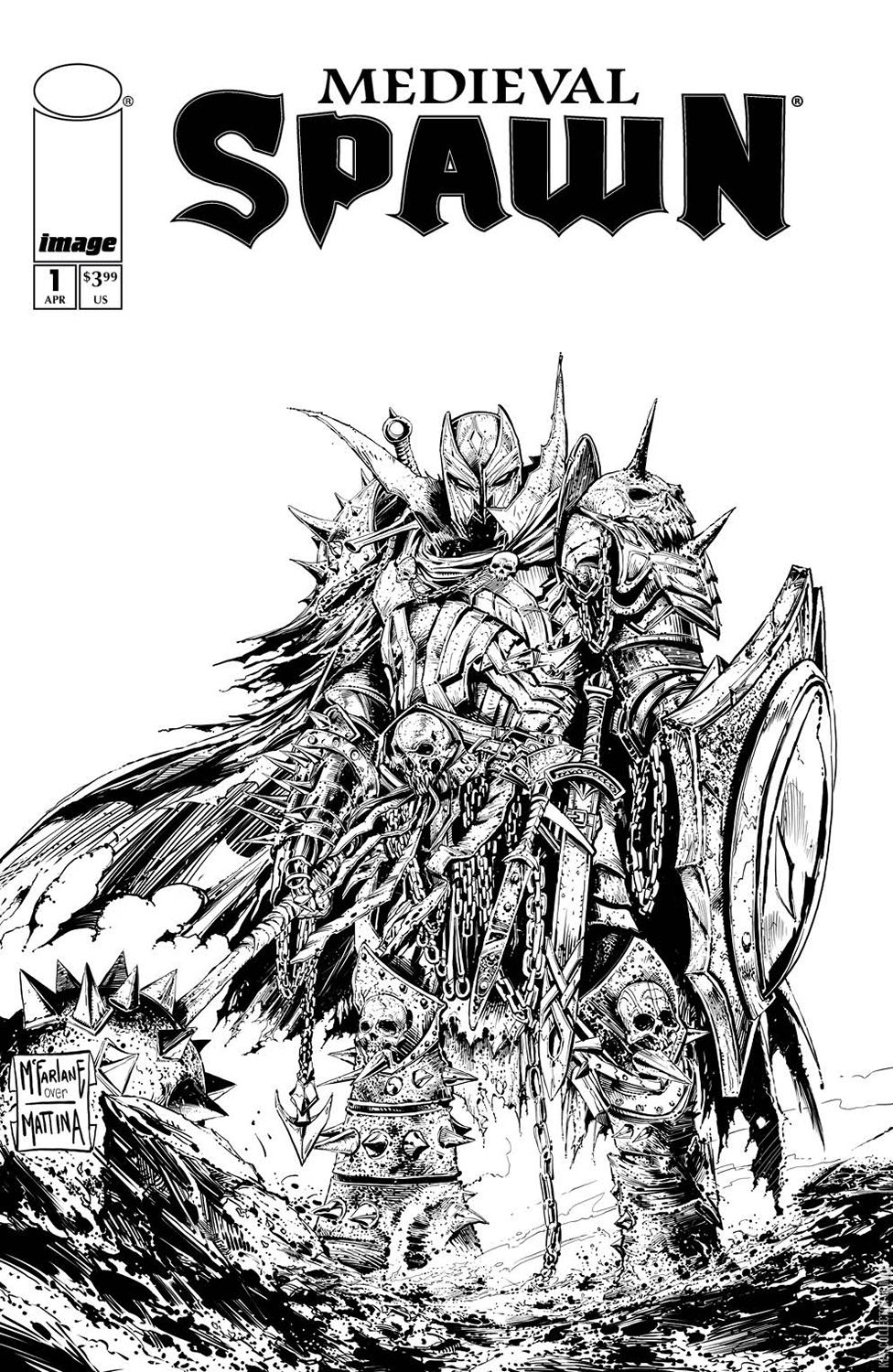 Medieval Spawn #1 Variant Published April 2025 | Key C