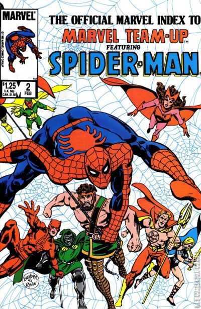 Official Marvel Index to Marvel Team-Up #2 Published Februar