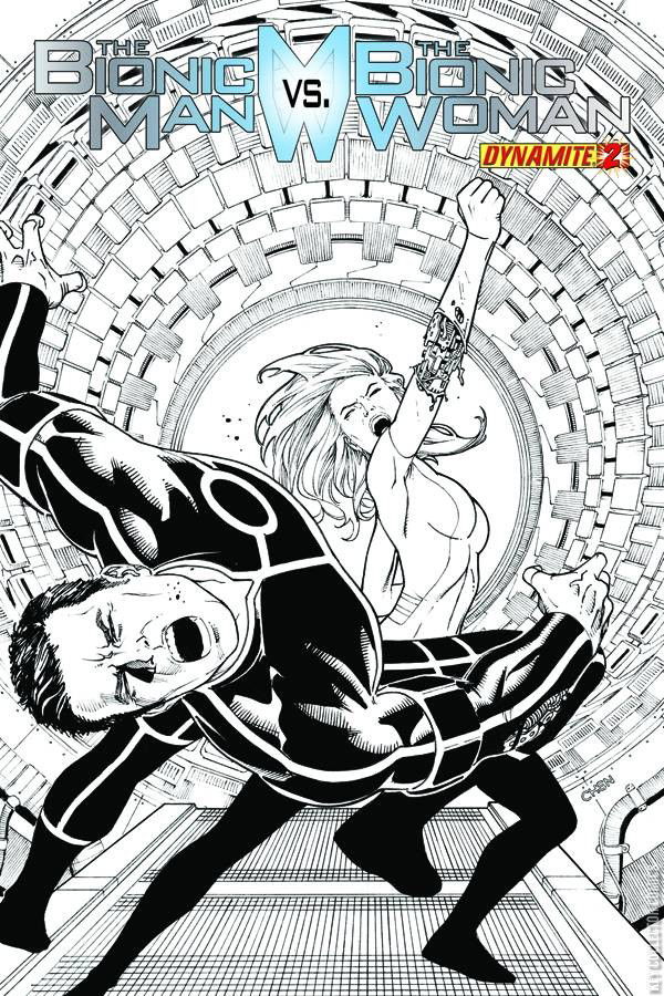 The Bionic Man vs. The Bionic Woman #2 Variant Published Fe
