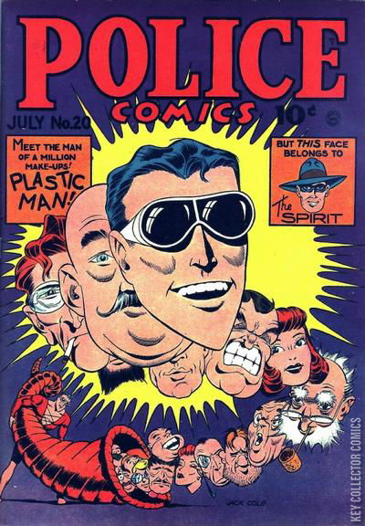 Police Comics #20 Published July 1943 | Key Collector Comics