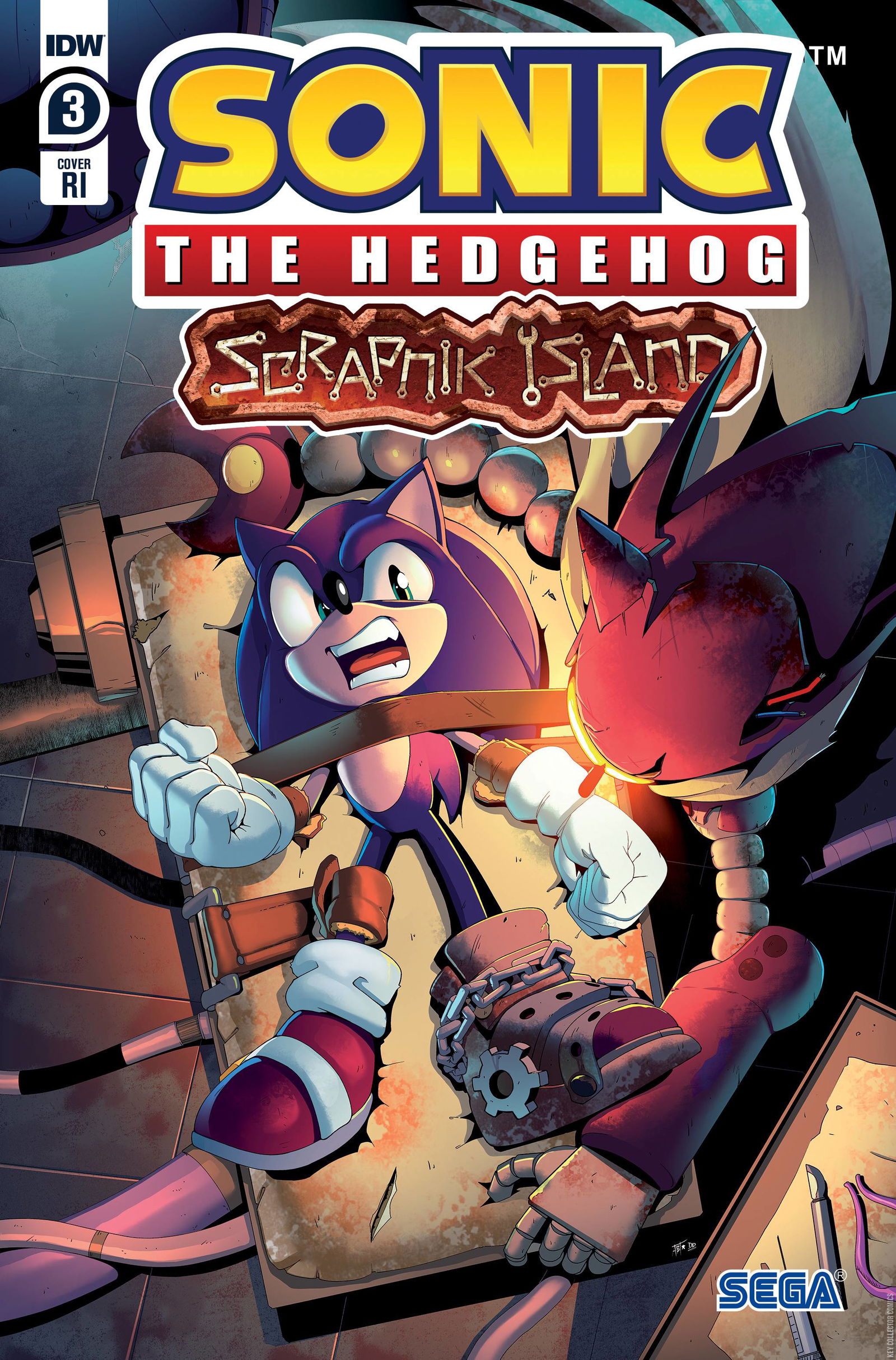 Sonic the Hedgehog: Scrapnik Island #3 1:10 Published Decem