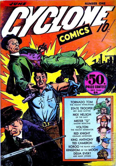 Cyclone Comics #1 Published June 1940 | Key Collector Comics