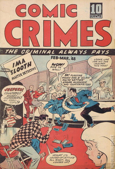 Comic Crimes #11 Canadian Published March 1948 | Key C