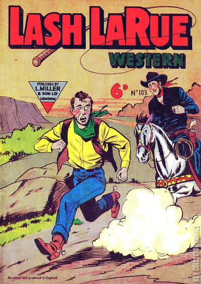Lash LaRue Western #103 UK Edition Published January 1
