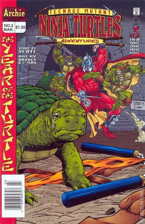 Teenage Mutant Ninja Turtles Adventures #3 Published March 1