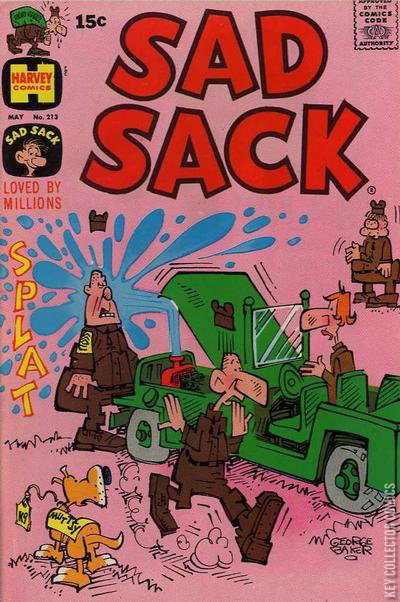 Sad Sack Comics #213 Published December 1969 | Key Coll