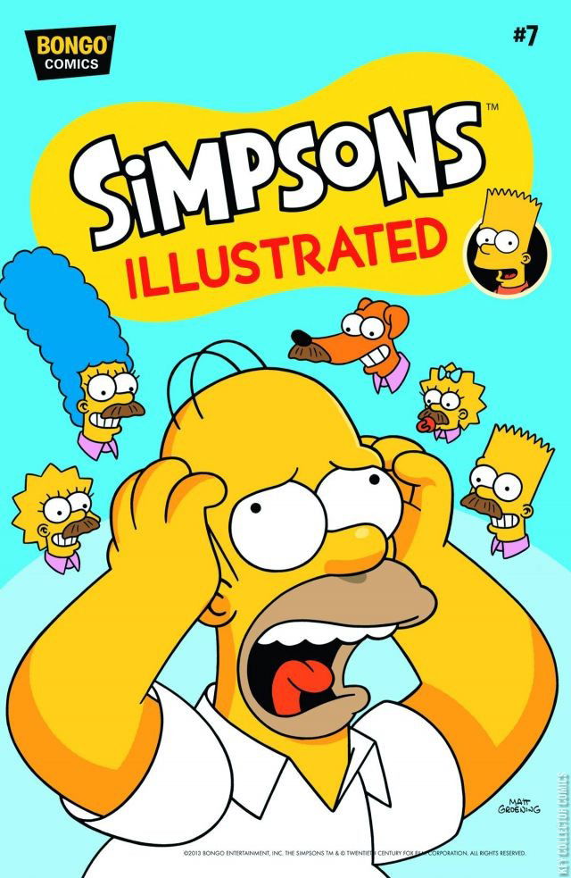 Simpsons Illustrated #7 Published July 2013 | Key Colle