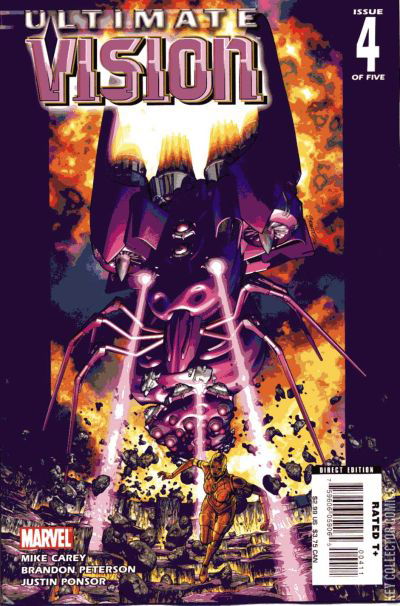 Ultimate Vision #4 Published June 2007 | Key Collector