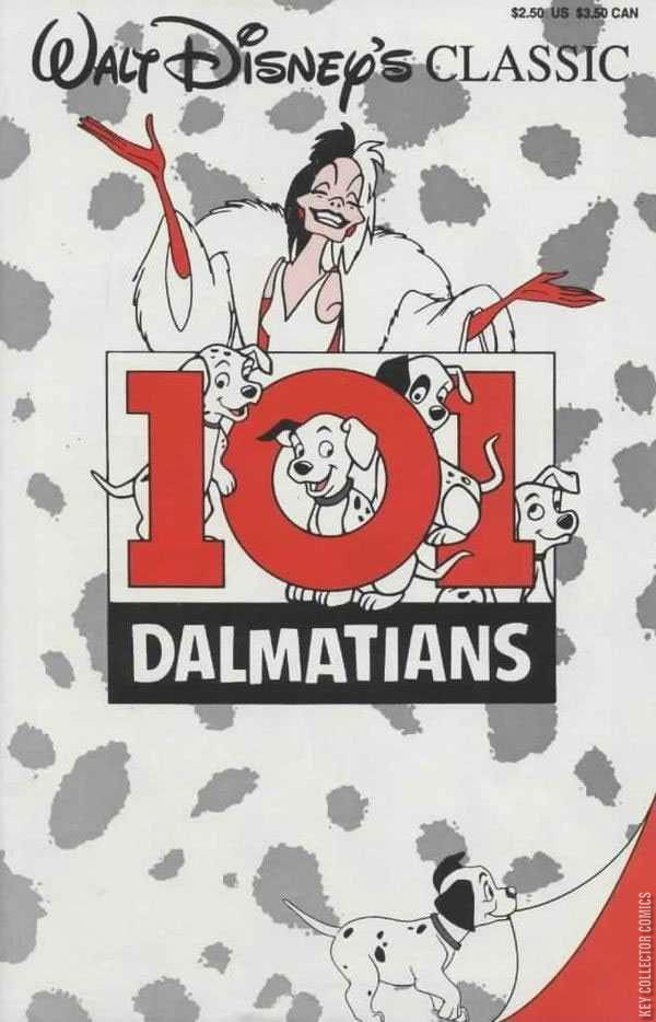 101 Dalmatians Newsstand Published January 1991 | Key