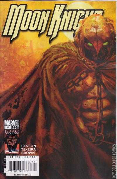 Moon Knight #16 Published March 2008 | Key Collector Comics