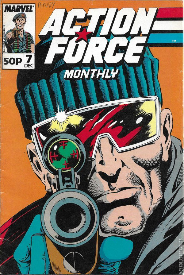 Action Force Monthly #7 Published December 1988 | Key C