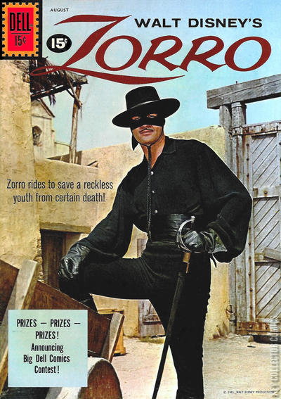 Walt Disney's Zorro #14 Published August 1961 | Key Col