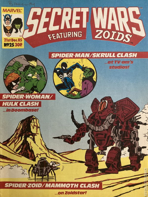 Marvel Super Heroes Secret Wars #25 Published December