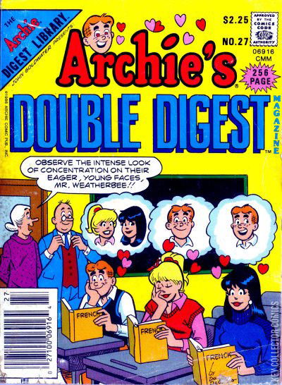 Archie Double Digest #27 Published March 1987 | Key Col