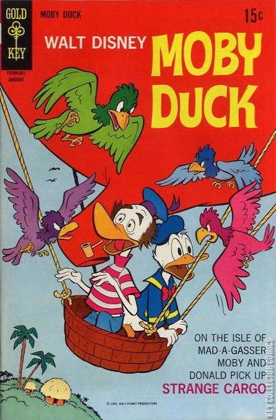 Walt Disney Moby Duck #8 Published January 1970 | Key C