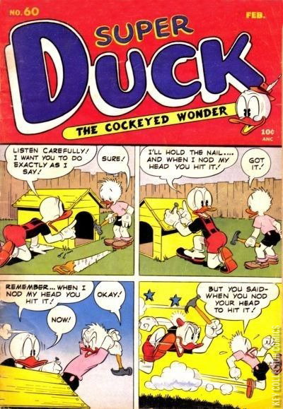 Super Duck #60 Published February 1955 | Key Collector