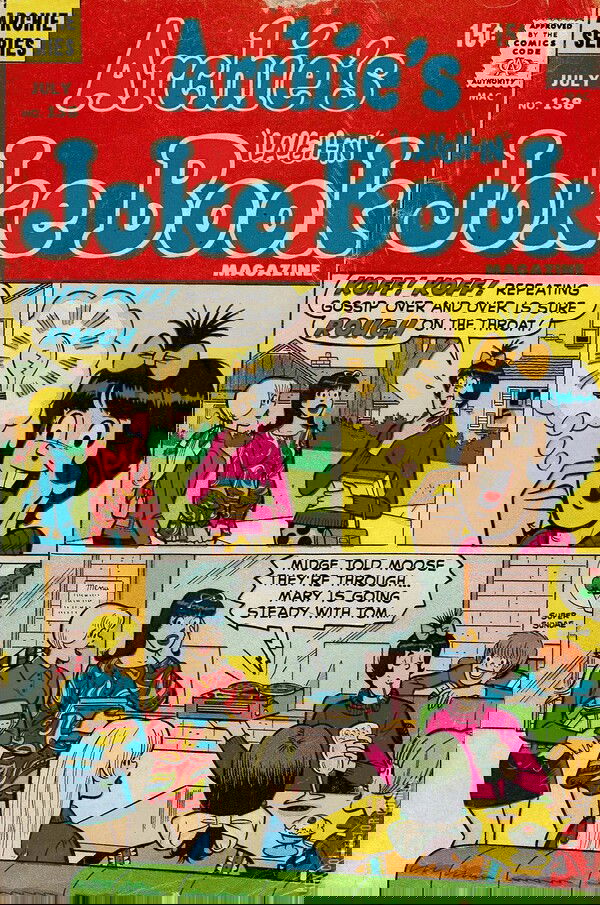 Archie's Joke Book Magazine #138 Published July 1969