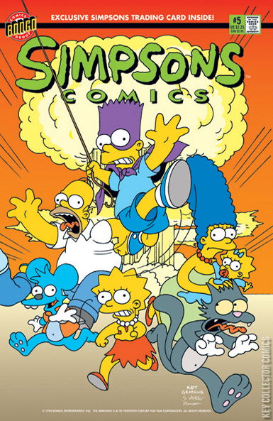 Simpsons Comics #5 Published July 1994 | Key Collector