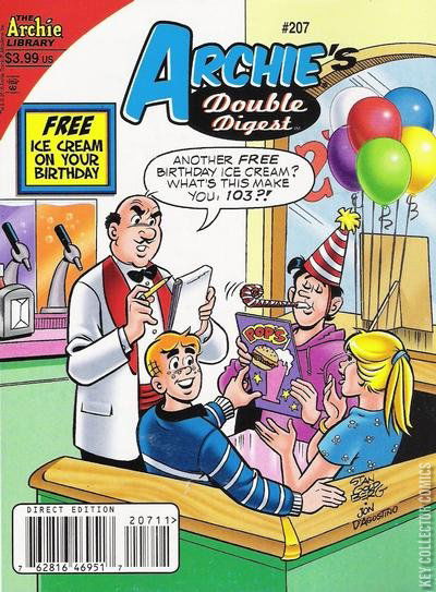 Archie Double Digest #207 Published March 2010 | Key Co