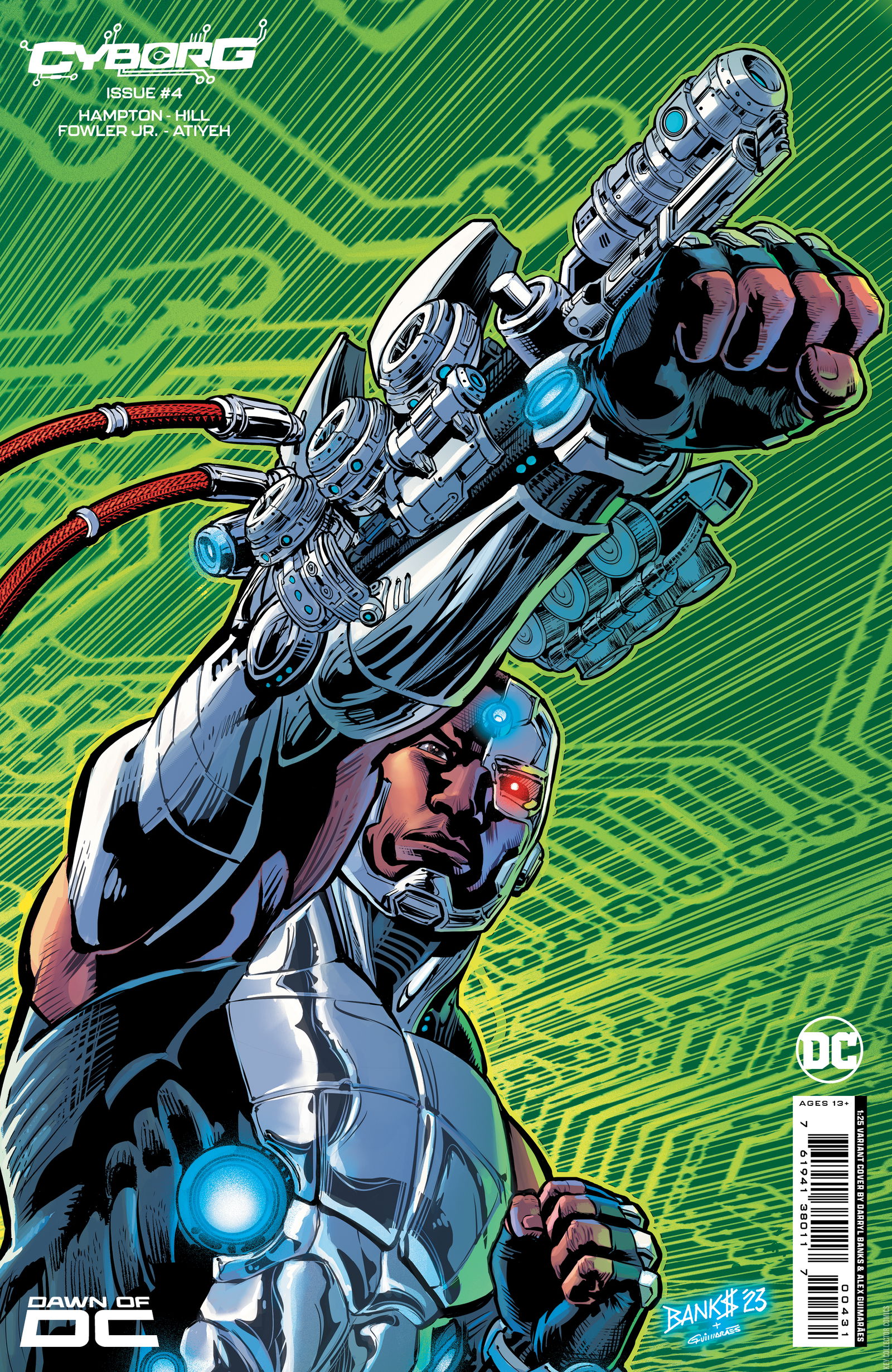 Cyborg #4 1:25 Published October 2023 | Key Collector