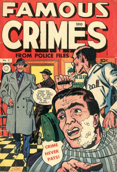 Famous Crimes #7 Canadian Published January 1949 | Key