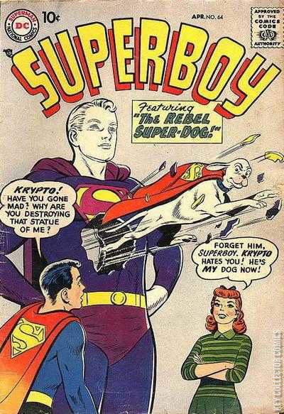 Superboy #64 Published April 1958 | Key Collector Comics